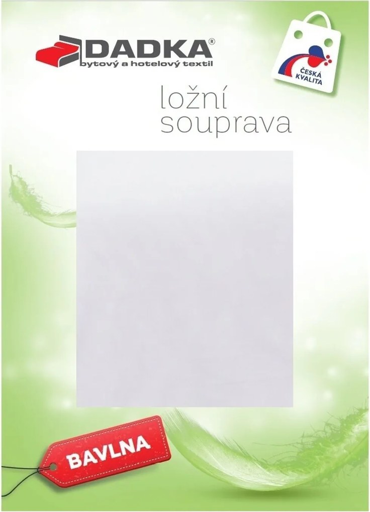 Povlečení bavlna bílá 140x200, 70x90 cm
