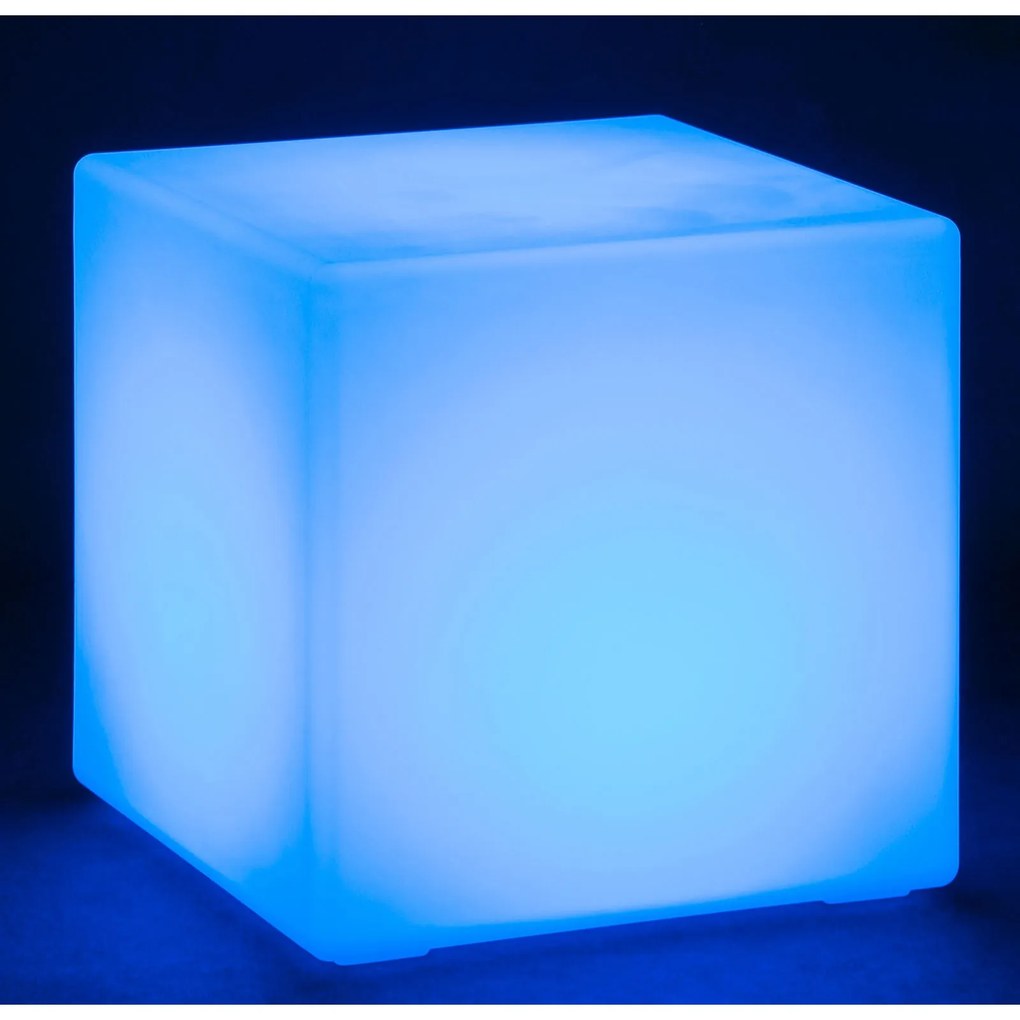 LED svítící stolek/taburet, 60 x 60 x 60 cm