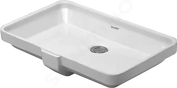 DURAVIT - 2nd floor Umyvadlo s přepadem, 525x350 mm, WonderGliss, bílá (03165300001)