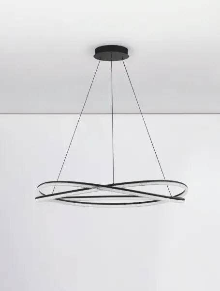 Designový lustr Ophelia černá