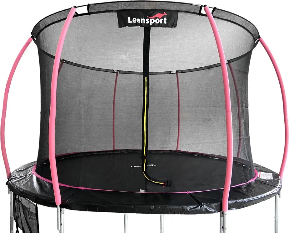 Trampolína LEAN Sport Max 426 cm černo-růžová