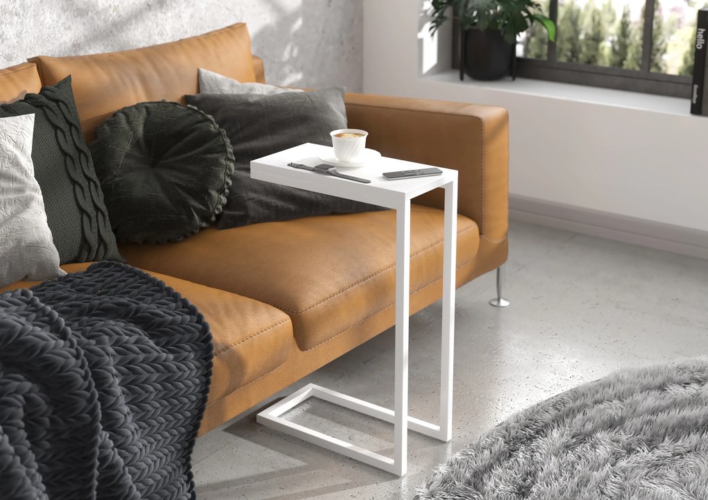 ADRK Furniture Přístavný stolek SPARK ADRK-LT-SPA-W-W