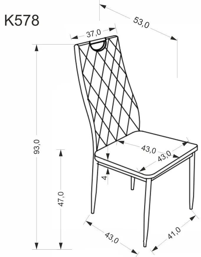 Jídelní židle K578 Halmar