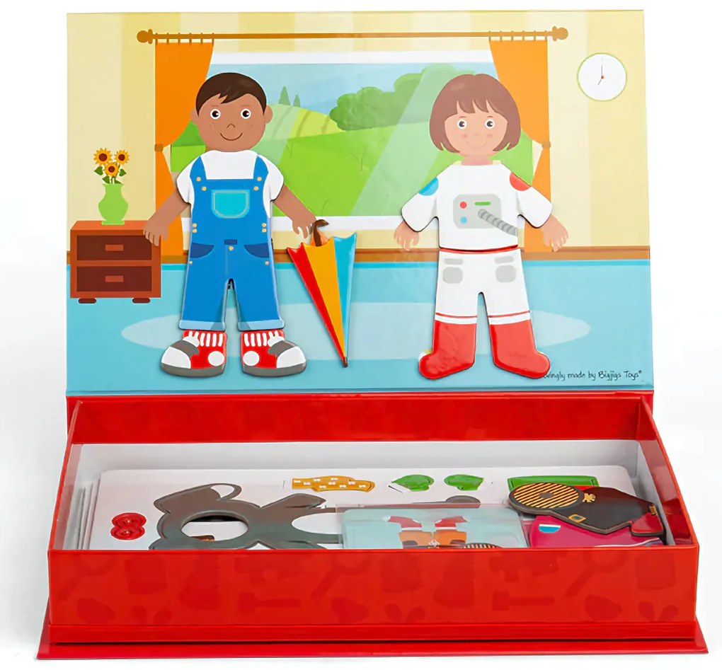 Bigjigs Toys Magnetické oblékací puzzle Šaty