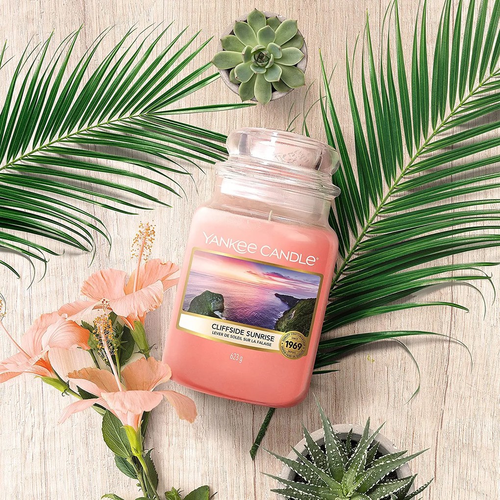 Yankee Candle vonná svíčka Classic ve skle velká Cliffside Sunrise 623 g