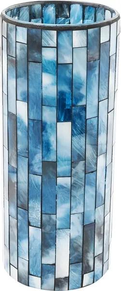 Váza Mosaico 25 cm - modrá