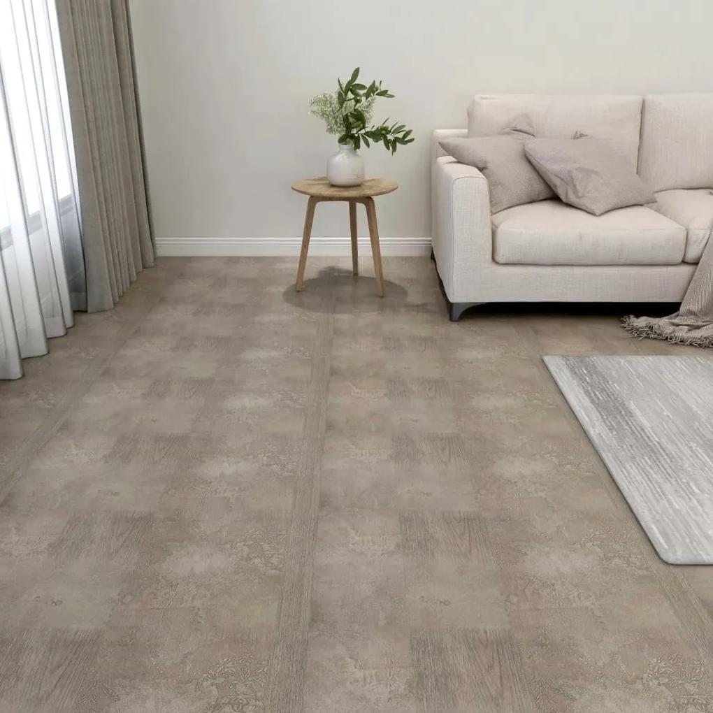vidaXL Samolepicí podlahové desky 55 ks PVC 5,11 m² [144872] Barva: kresba dřeva šedá