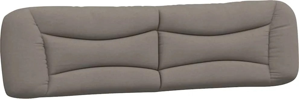 Postel s matrací Hvar taupe 200 x 200 cm textil 3208559