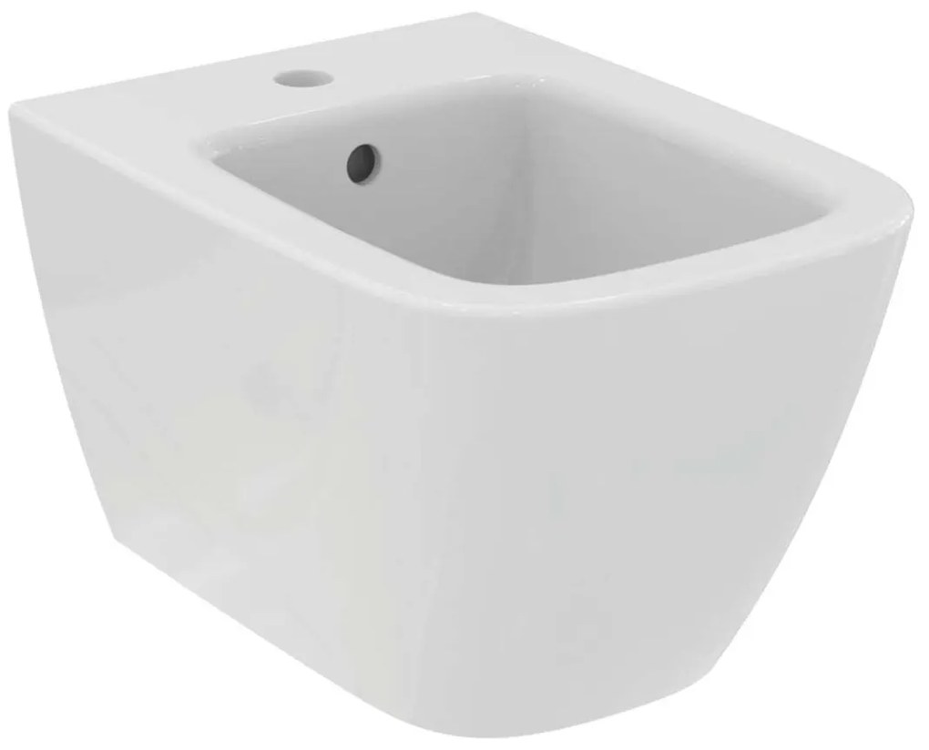 Ideal Standard i.Life S - Závěsný bidet, 355x480 mm, s přepadem, otvor pro baterii, bílá T459301