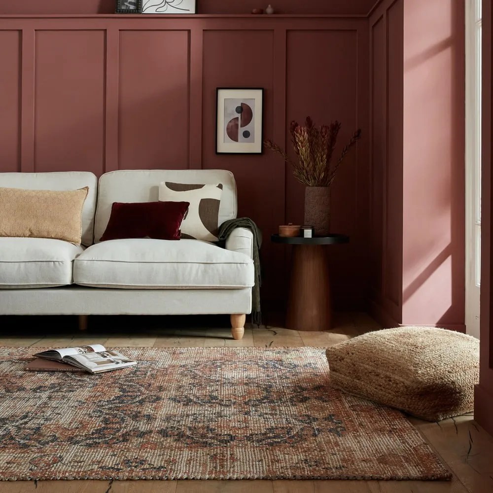 Ručně tkaný koberec s příměsí juty v přírodní barvě 200x290 cm Miley Jute Traditional – Flair Rugs