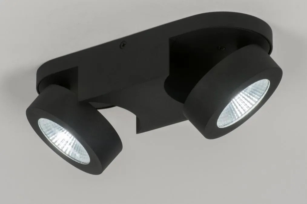 Stropní designové LED svítidlo do chodby AV Black II