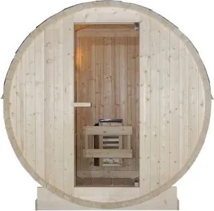 RAKOUSKÝ produkt - Venkovní sudová sauna TROMSÖ M pro 2 osoby 189x 120 x 191,5 cm ( F50120 )