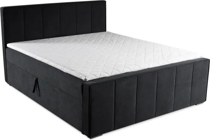 Boxspring postel RITA, 200x160, oranžová (pretty 9)