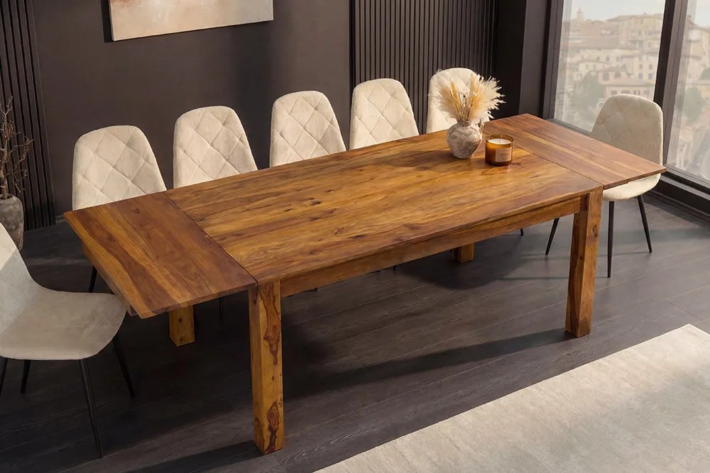 Rozkládací jídelní stůl z masivu Timber 160-240cm