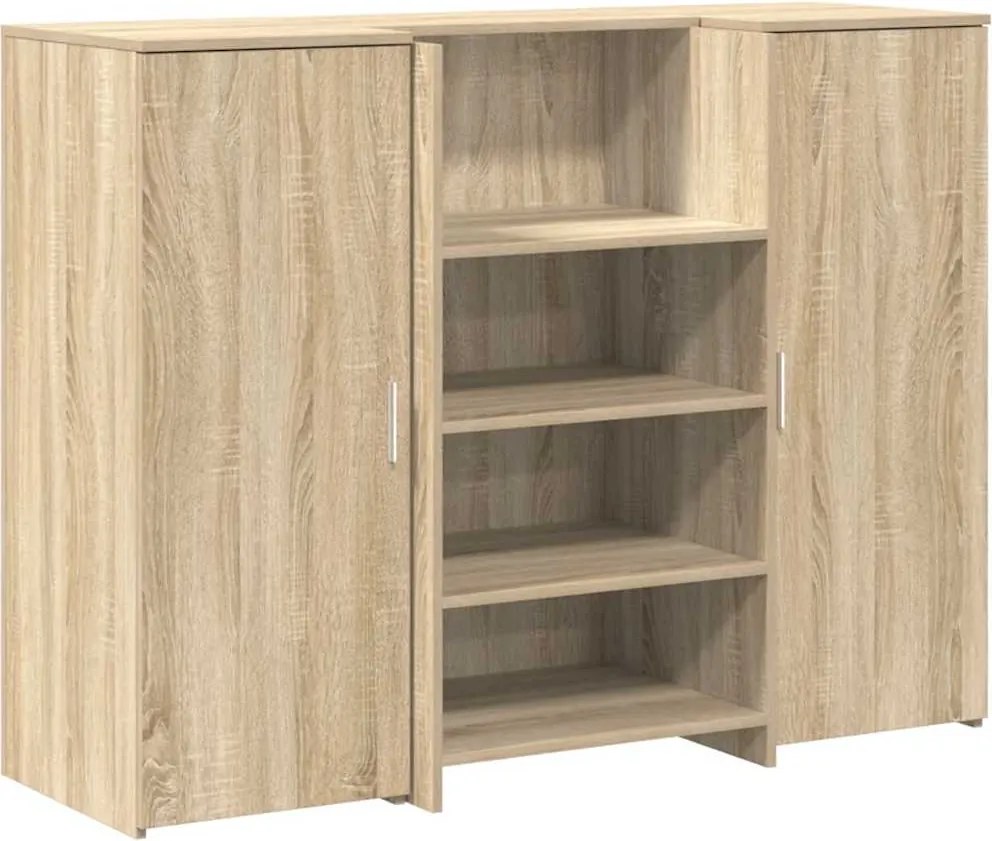 Recepční stůl dub sonoma 135x50x103,5 cm kompozitní dřevo 3324189
