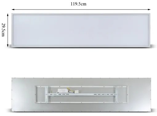 Brilagi - LED Stmívatelné svítidlo SLIMFRAME LED/58W/230V 120x30 cm bílá + DO