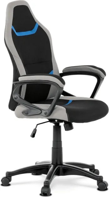 Dětská otočná židle černá KA-L611 BLUE