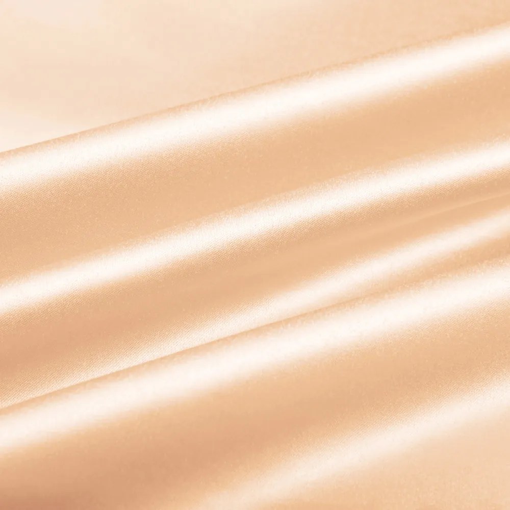 Biante Saténový obdélníkový ubrus polyesterový Satén LUX-046 Béžový 140x180 cm