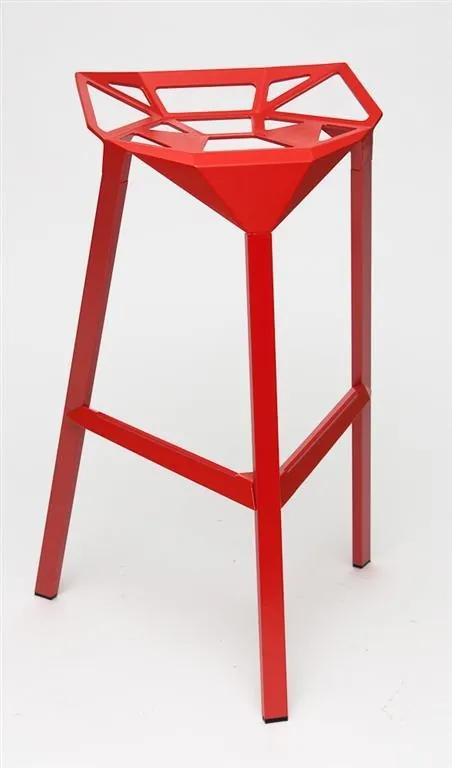 Barová židle Gap červená
