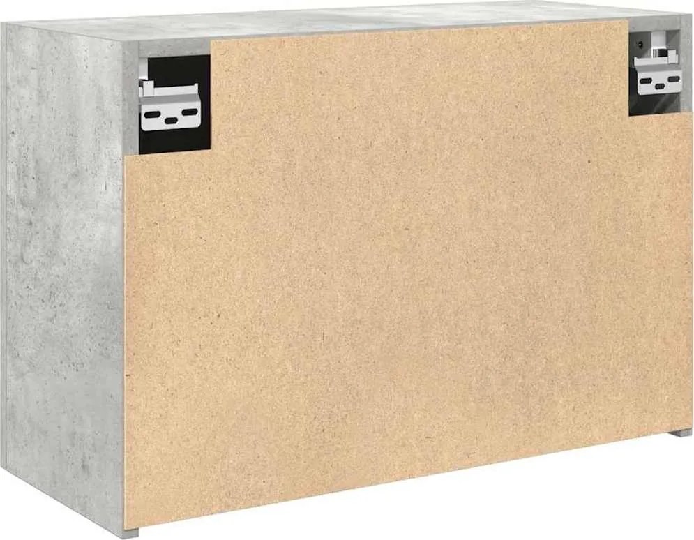 vidaXL Koupelnová nástěnná skříňka 60 x 25 x 40 cm kompozit [860070] Barva: dub sonoma