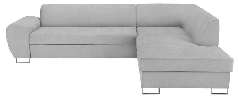 Šedá rohová rozkládací pohovka s úložným prostorem Kooko Home XL Right Corner Sofa Piano