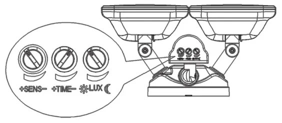 Top Light Siena C PIR - LED Reflektor se senzorem SIENA 2xLED/20W/230V IP65