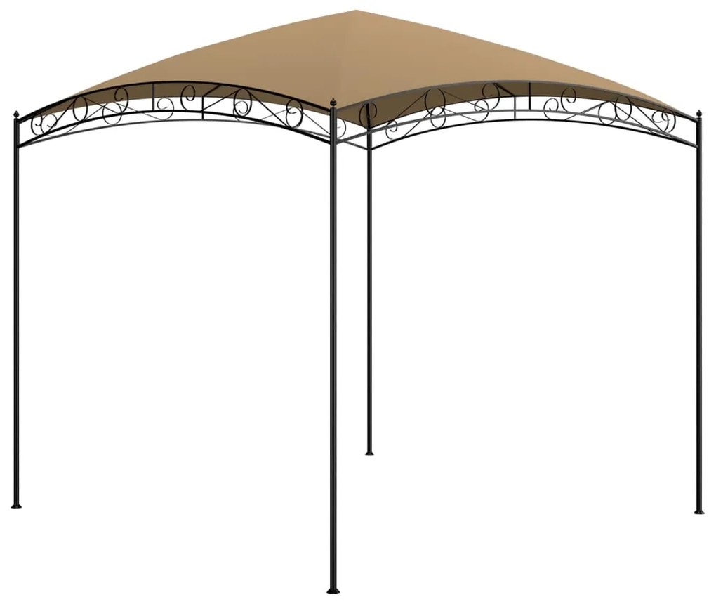 vidaXL Marketos Altán 3 x 3 x 2,65 m taupe 180 g/m²
