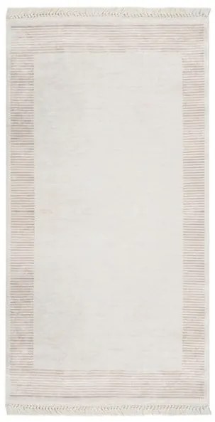 Světle hnědý sametový koberec Deri Dijital, 160 x 230 cm