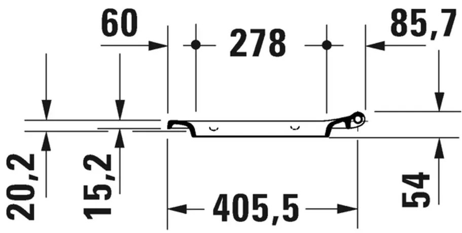 Duravit Viu - WC sedátko, Bílá 0021210000