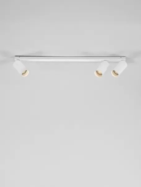 Minimalistické bodové svítidlo Oso 3 Bílá