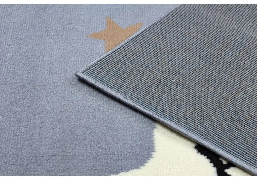 Dětský kusový koberec PP Ovečka šedý 120x160cm