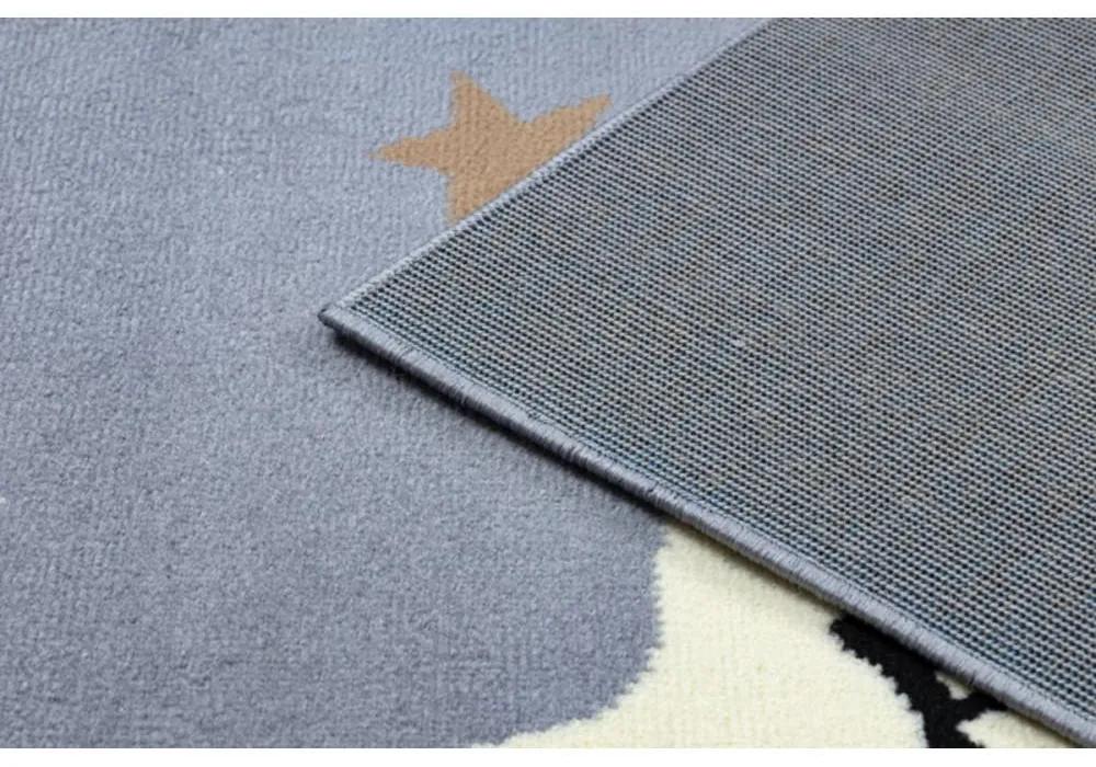 Dětský kusový koberec PP Ovečka šedý 160x220cm