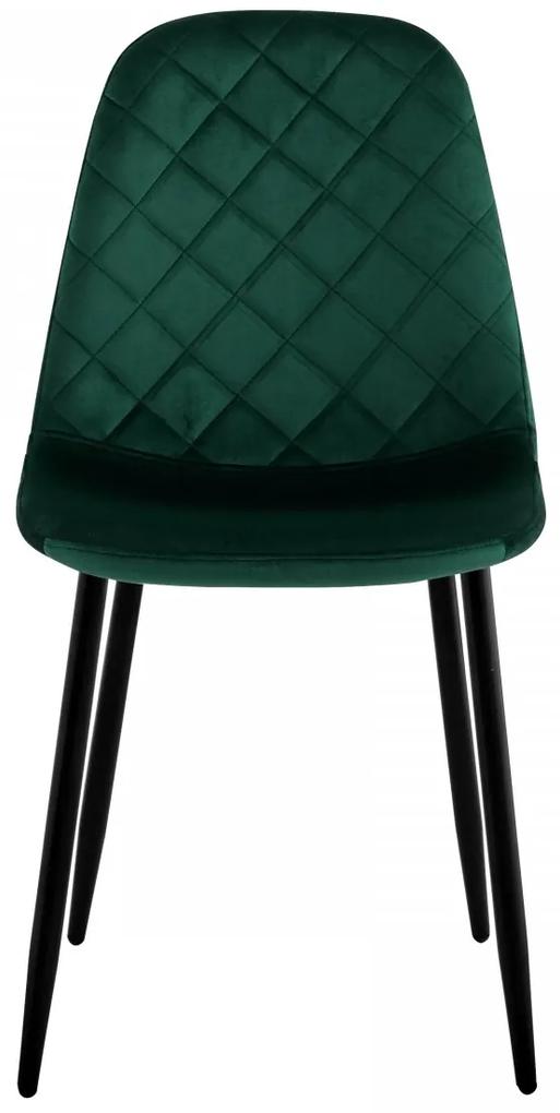 Čalouněná designová židle ForChair III zelená