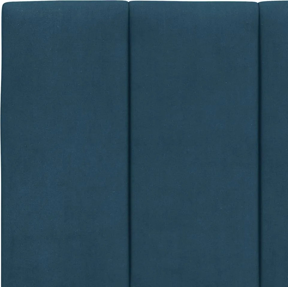 Postel s matrací Hanko modrá 200 x 200 cm samet 3208620