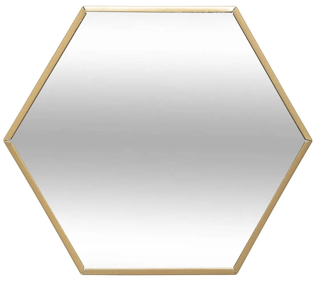 Skleněná zrcadlová podložka pod svíčky, zlatá, O 20 cm