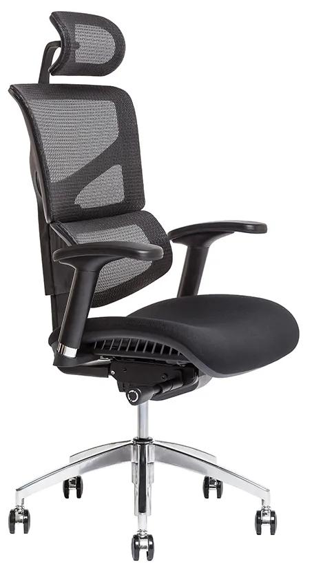 Office Pro Kancelářská židle MEROPE s podhlavníkem Barva potahu: iw01 - černá