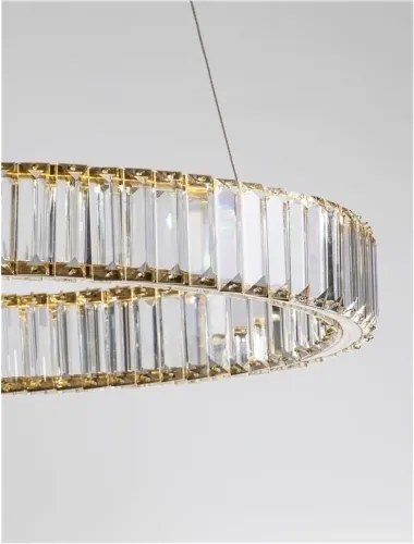 Závěsné LED svítidlo NOVA LUCE AURELIA 41W 3500K 9333075 stmívatelné Triac