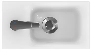 Cersanit Moduo, závěsná skříňka + umyvadlo 40 cm, antracitová, S801-467-DSM