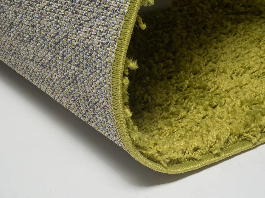 Mono Carpet, Kusový koberec Efor Shaggy 1903 Green, 60x115, zelená, ložnice