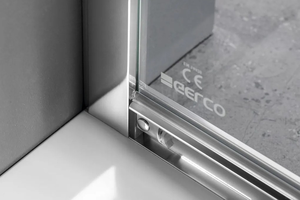 Gelco Gelco, SIGMA SIMPLY čtvrtkruhová sprchová zástěna 1000x1000mm, R550, čiré sklo, GS5510