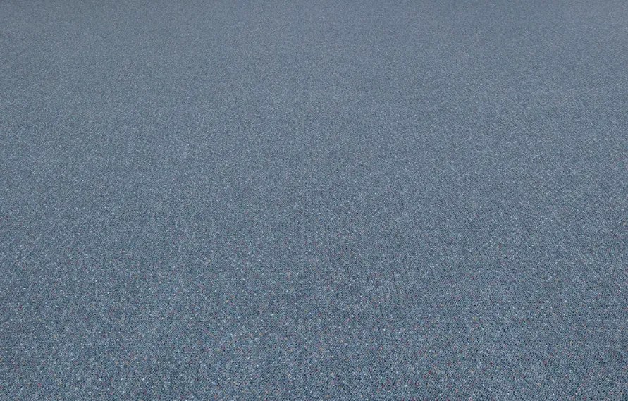 BETAP Metrážový koberec VIRTUOSE 84 denim modrý s jemným barevným melírem BARVA: Modrá, ŠÍŘKA: 4 m