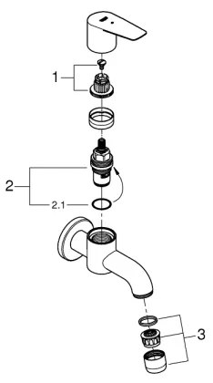 GROHE 20238001 - Výpustní ventil DN 15 lesklý chrom