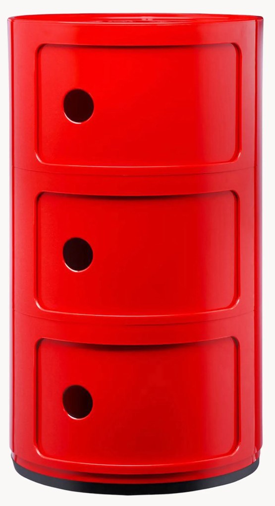 Designový odkládací stolek Componibili, 3 moduly