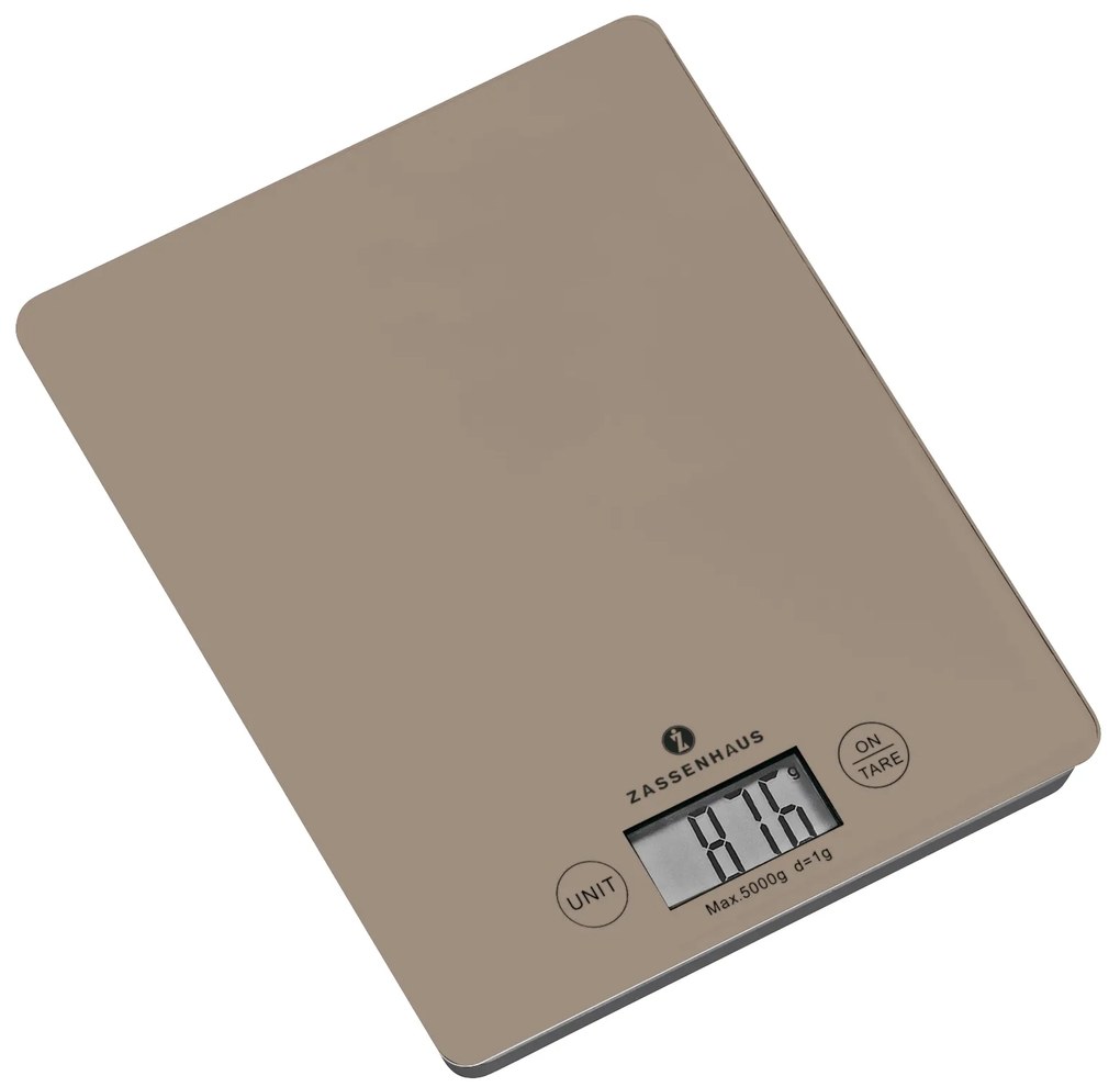 Digitální kuchyňská váha taupe BALANCE do 5 kg