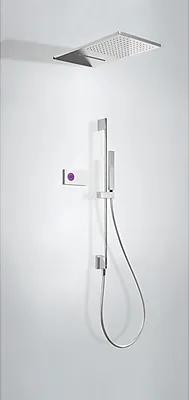 TRES - Termostatický podomítkový elektronický sprchový set SHOWER TECHNOLOGY Včetně elektronického ovládání (bílá barva). Z 09286307