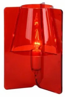 LUCIDE TRIPLI Table Lamp E14 H25 D20cm Red, stolní lampa