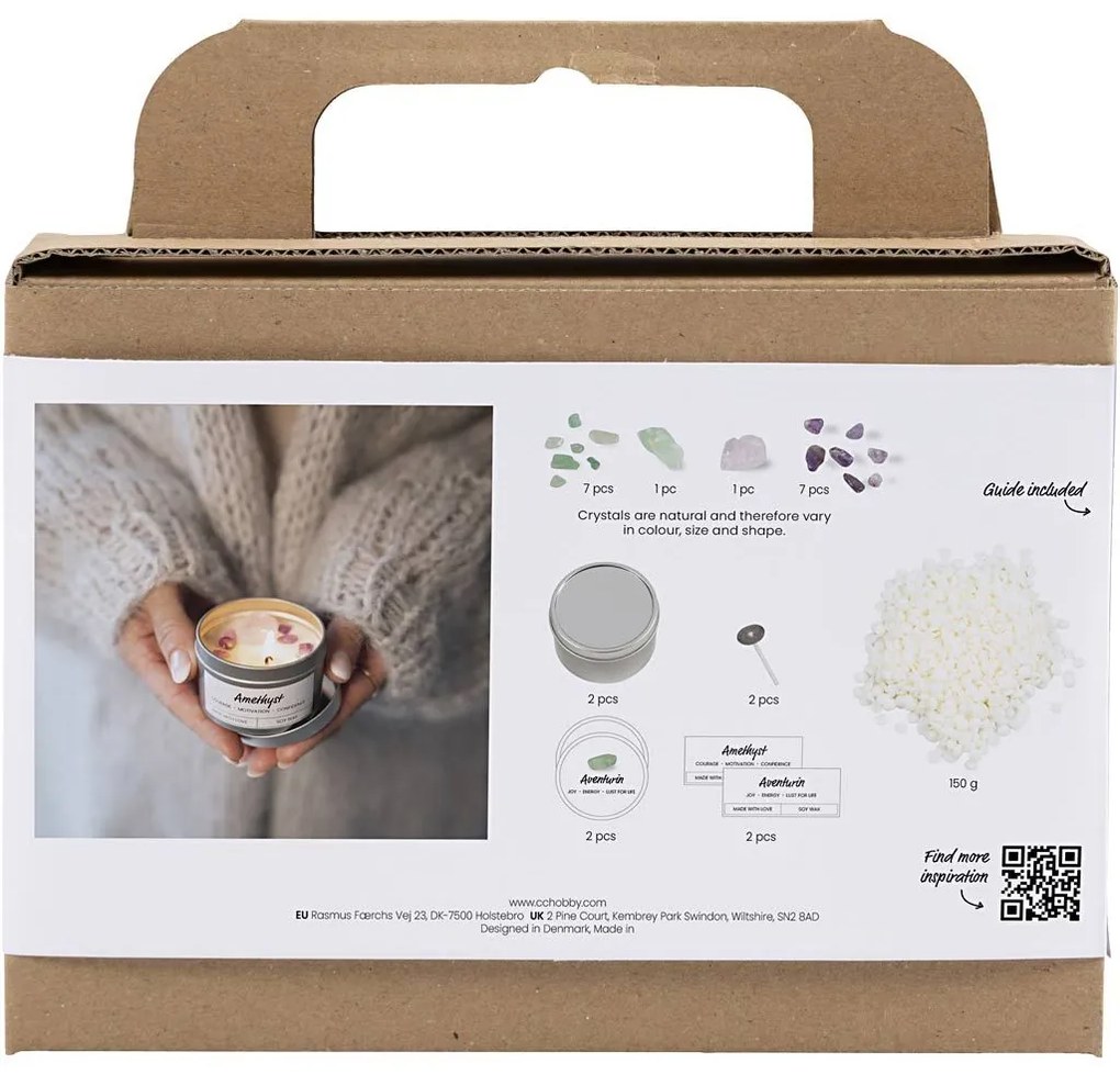 Creativ Company Kreativní sada Mini Craft Kit Candle Making Crystals