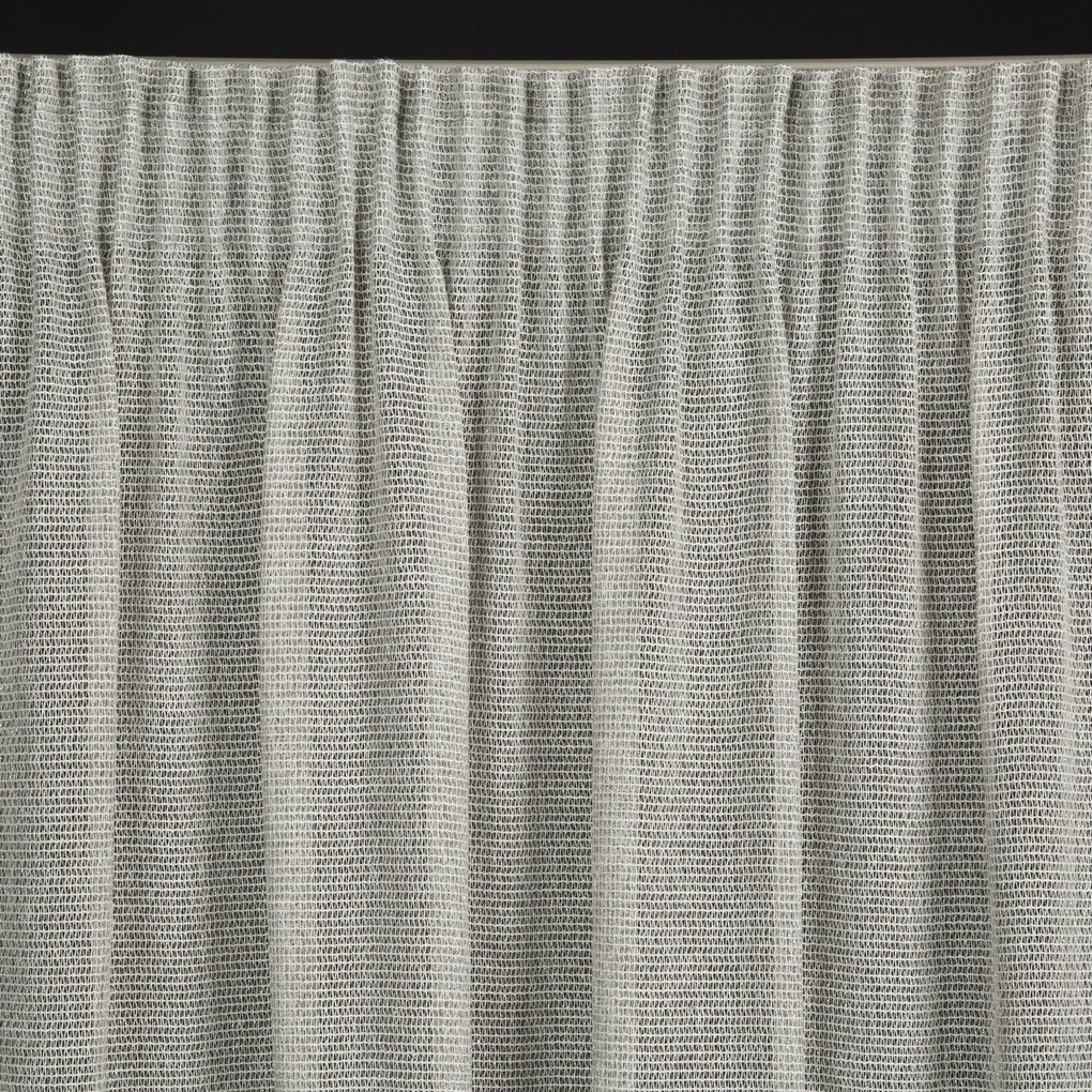 ZÁVĚS NA PÁSCE EMILIA 140X270 CM STŘÍBRNÁ