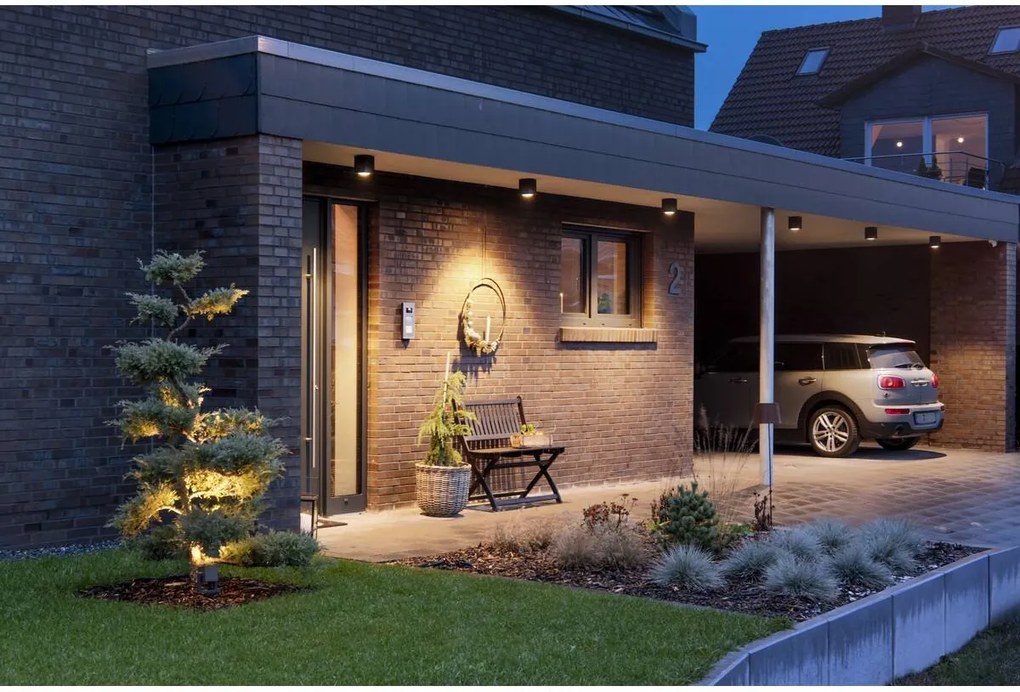 LA 1003421 ENOLA SQUARE M Outdoor, stropní LED svítidlo, antracitové - BIG WHITE (SLV)