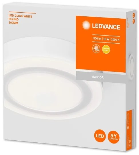 Ledvance - LED Stropní svítidlo ROUND LED/18W/230V pr. 30 cm